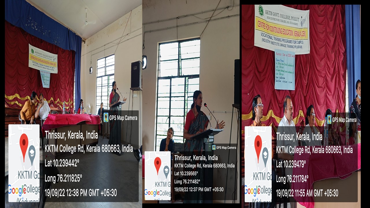 Centre for Continuing Education, Kerala (CCEK) – KKTM Government College