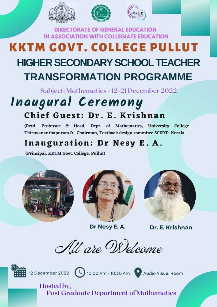 Activities – KKTM Government College